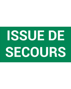 Pictogramme issue de secours