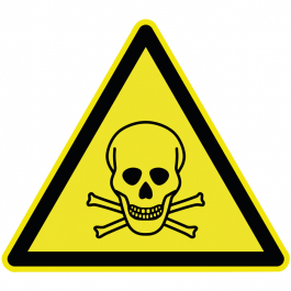 Pictogramme Attention danger de mort
