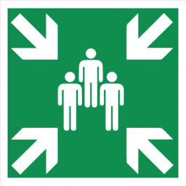 Panneau de point de rassemblement - Guide essentiel lors d'évacuations ...