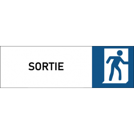 Plaque de porte classique Sortie