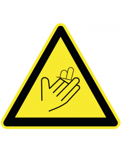 Pictogramme Éléments pointus, risque de coupure de la main - Danger ...