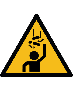 Pictogramme danger chute d'objets - Danger au travail - Pictogramme ...