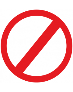 Panneau Interdiction