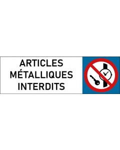 Panneau Interdiction