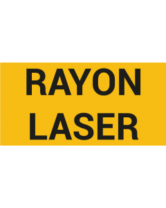 Pictogramme Rayonnement laser - Danger pour la santé - Pictogramme ...