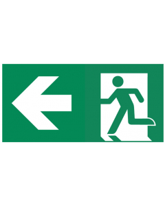 Pictogramme Sortie de secours à gauche - Pictogramme sortie de secours ...