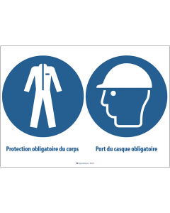 Pictogramme epi vêtements de protection obligatoire