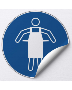 Pictogramme epi tablier de protection obligatoire