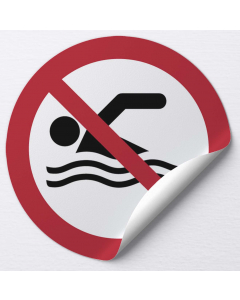 Pictogramme Baignade interdite - Interdiction protection sécurité ...