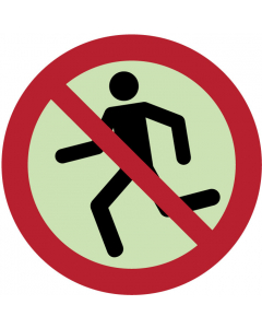 Pictogramme Ne pas courir - Interdiction protection sécurité ...
