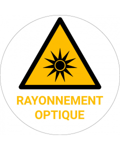 Pictogramme Rayonnement optique - Danger pour la santé - Pictogramme ...