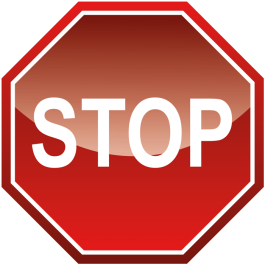 Panneau Affichage Stop