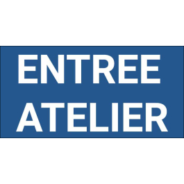 Pictogramme ENTRÉE ATELIER