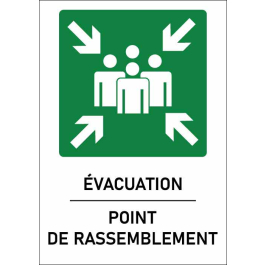 Panneau Point de rassemblement format A