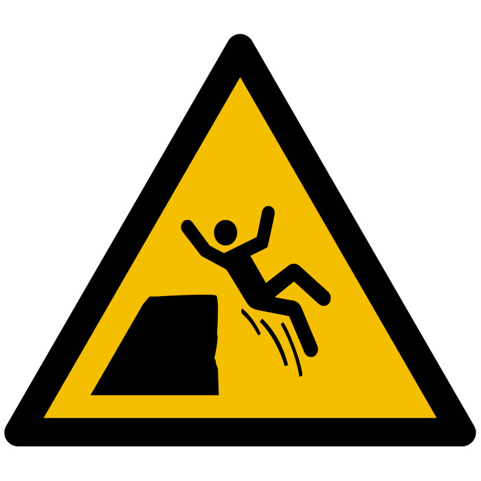 "Pictogramme Chute de Hauteur – Sécurité et Prévention"