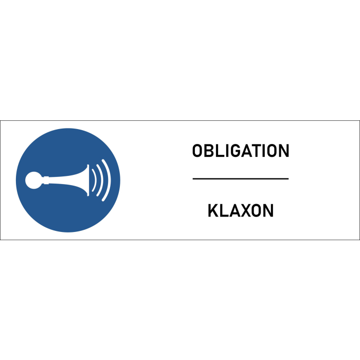 Klaxon - format rectangle