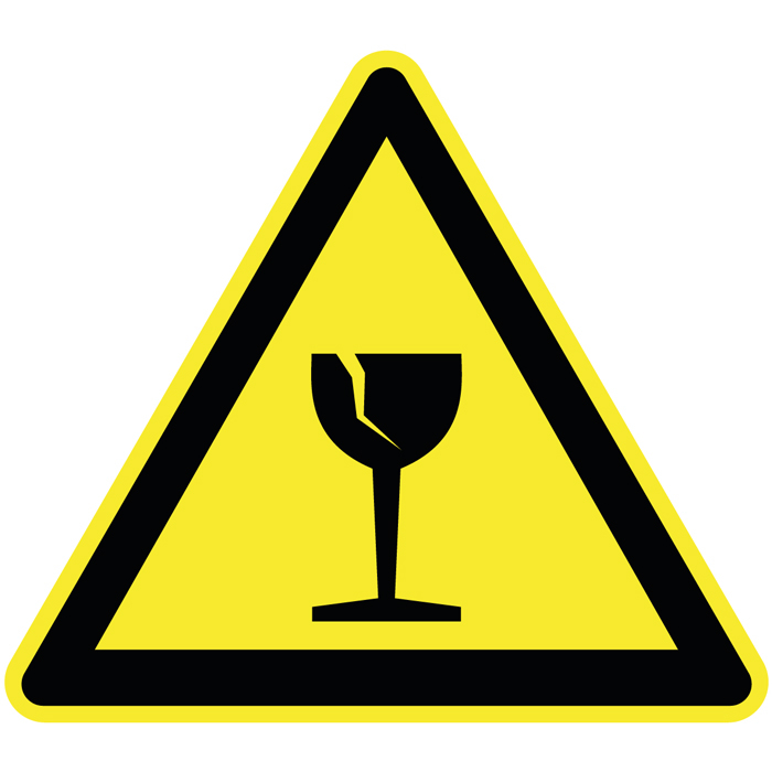 Pictogramme Danger risques de casse