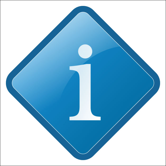 Panneau Point Information format carré