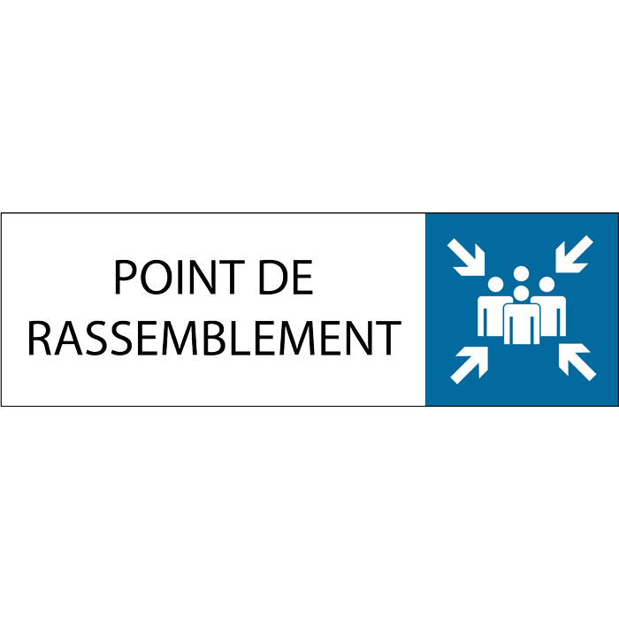 Plaque de porte classique Point de rassemblement