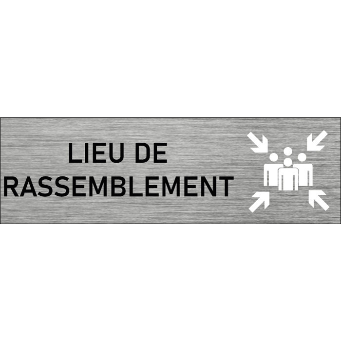 Plaque de porte Lieu de rassemblement