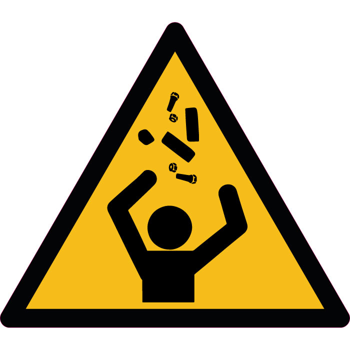Pictogramme Chute d'Objet Divers - Prévention des risques de chutes d ...