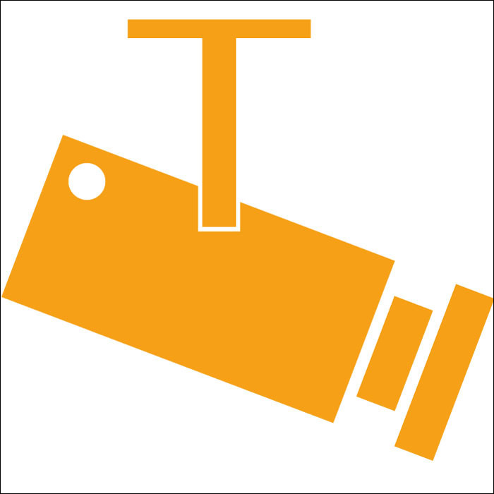 Pictogramme Surveillance vidéo