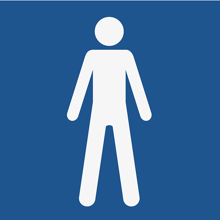 Pictogramme Toilette Homme - Guide & Signalétique Normée