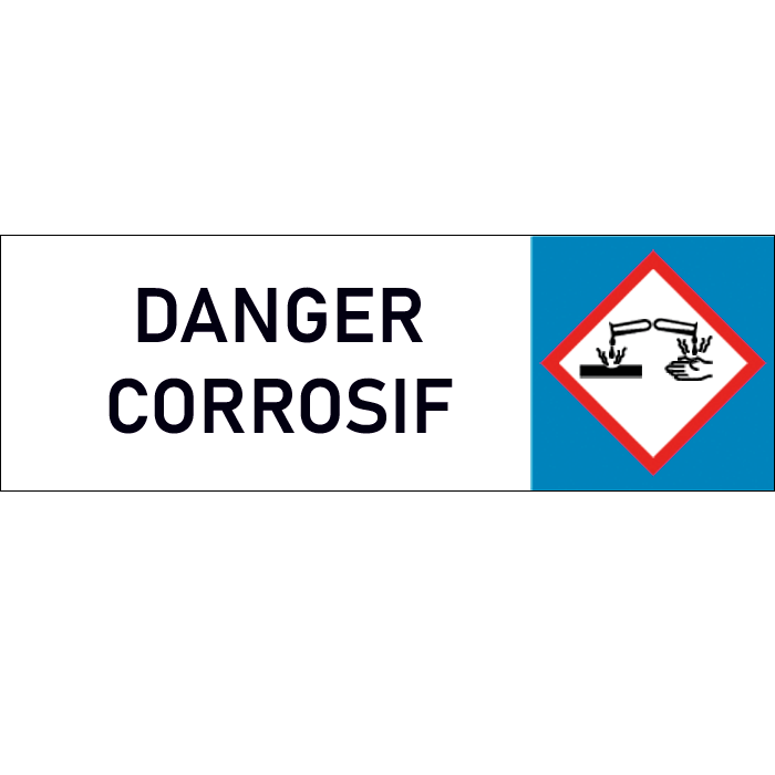 Pictogramme Danger Corrosif GHS05 - Alerte & Sécurité