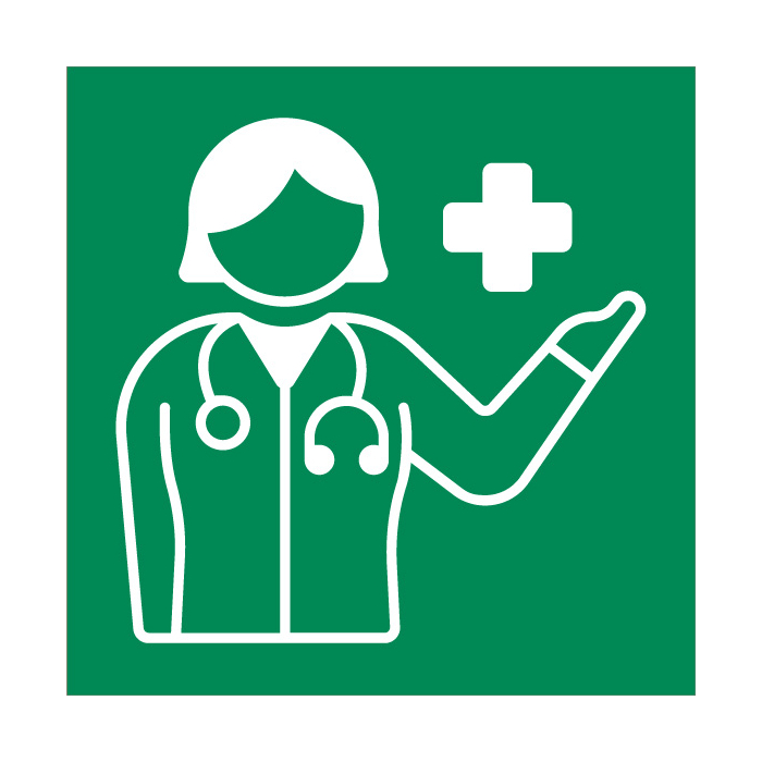 "Pictogramme Infirmerie - Indicateur Visible & Précis"