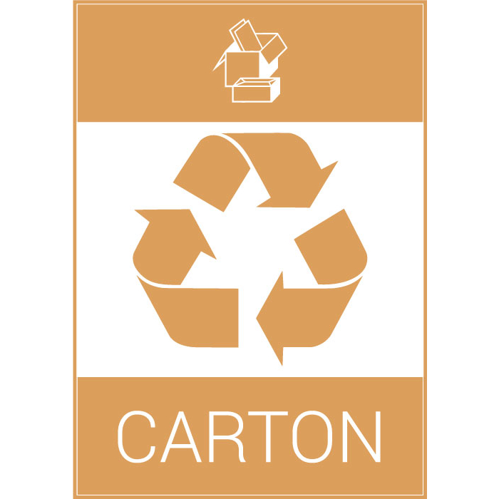 Panneau Recyclage Carton