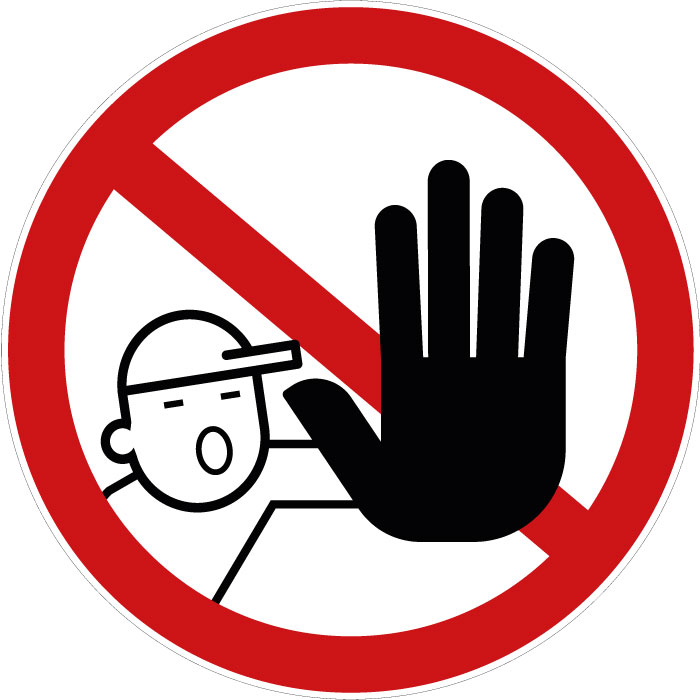 Accès Interdit - Panneau de signalisation