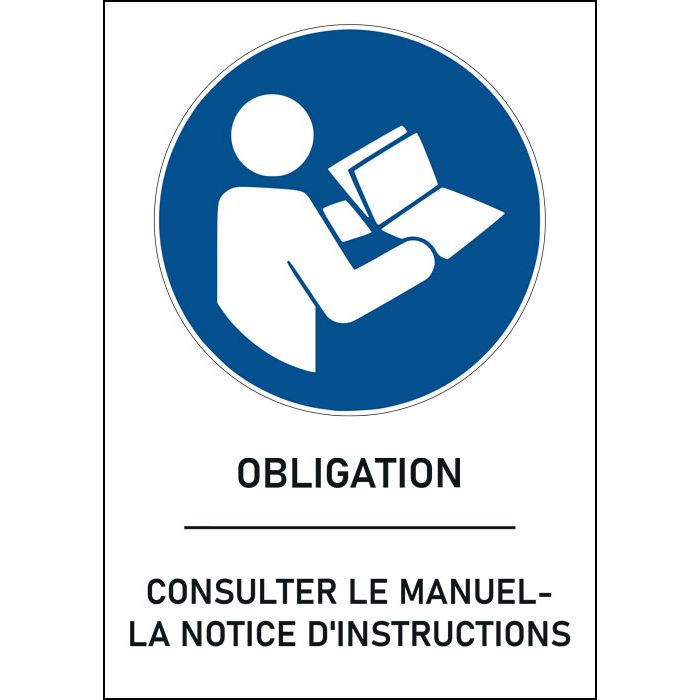 Consulter le manuel la notice d'instructions