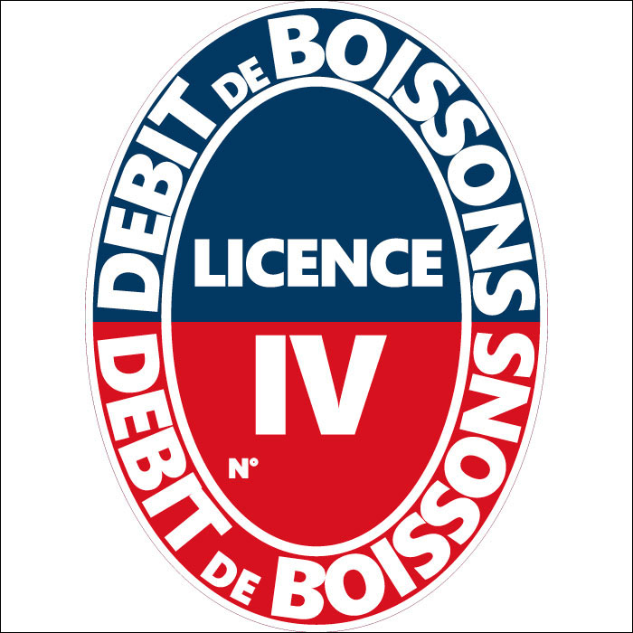 Panneau Débit boissons licence IV