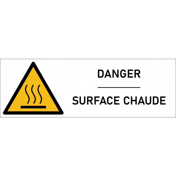 Surface chaude - format rectangle