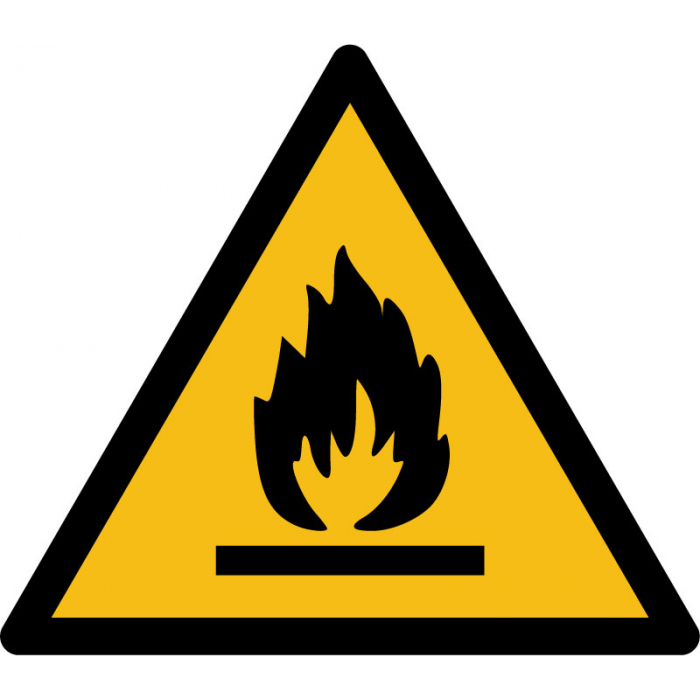 Panneau Matières inflammables
