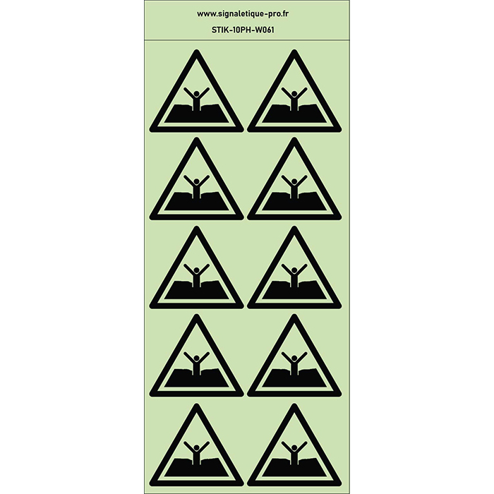 Autocollants photoluminescents Sables mouvants ou vase-vase profonde ou ...