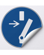 Panneau pictogramme Débrancher avant d'effectuer une activité de ...