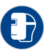 Panneau pictogramme Masque de soudage obligatoire