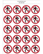 Pictogramme Ne pas courir