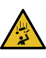 Panneau pictogramme Chute d'objets